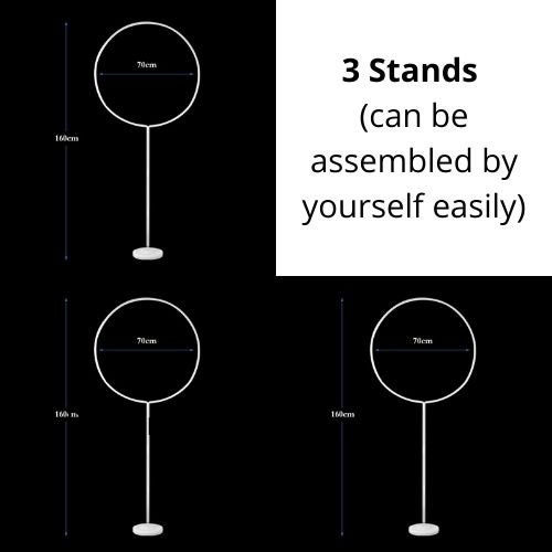 Round Column Balloon Garland Stand Arch Balloon Wreath Ring - Etsy UK