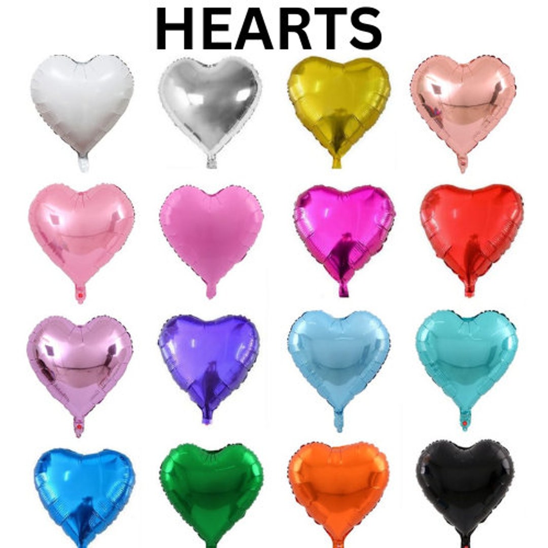 18 Inch Foil Heart Balloons Birthday Wedding Valentine Romantic Party