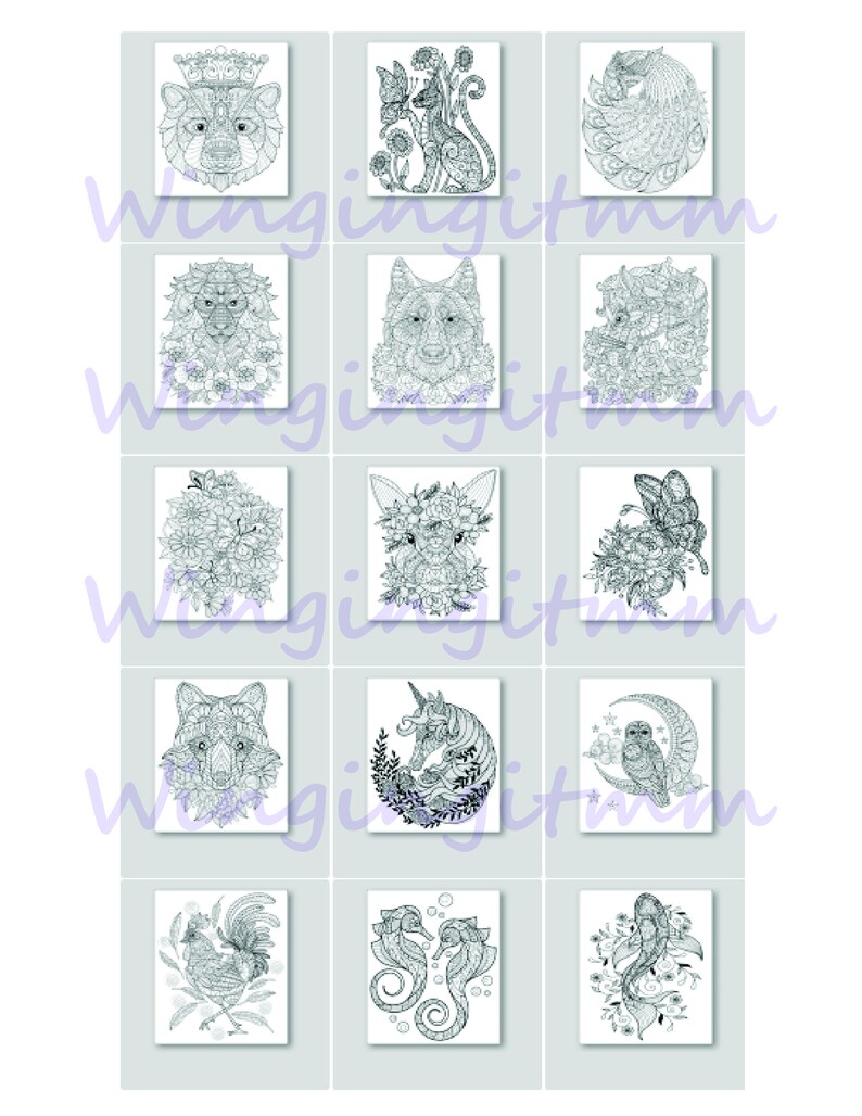 Printable Animal Coloring Pages Unique Coloring Pages - Etsy