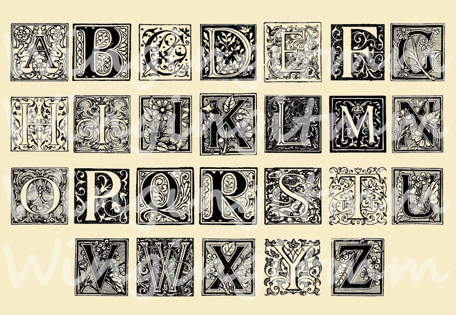 Fairy Tale Alphabet Letters