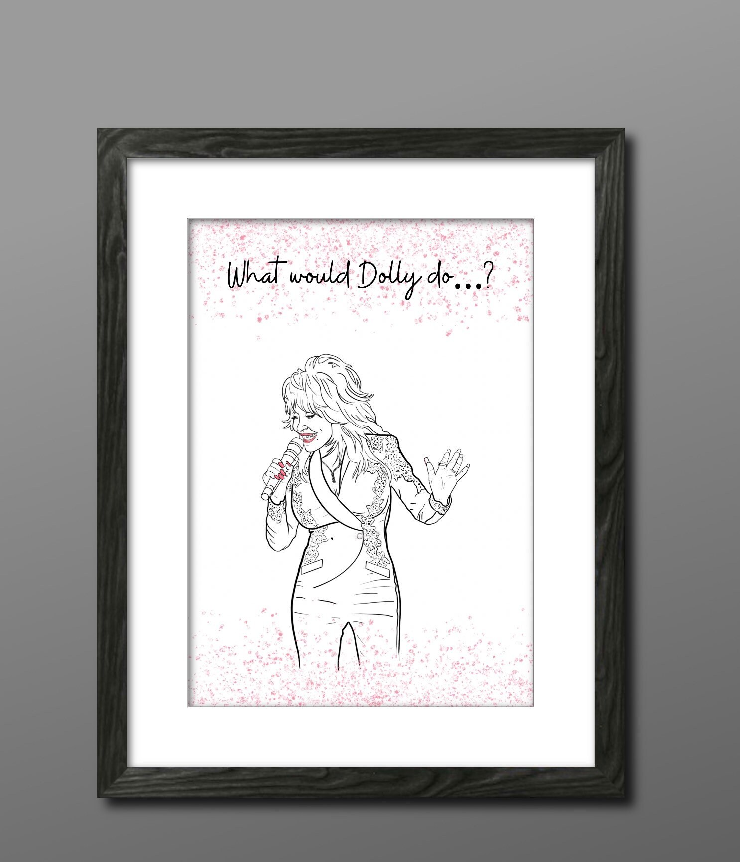 Country Music Portrait Line Art Country Merchandise Country Music Gift ...