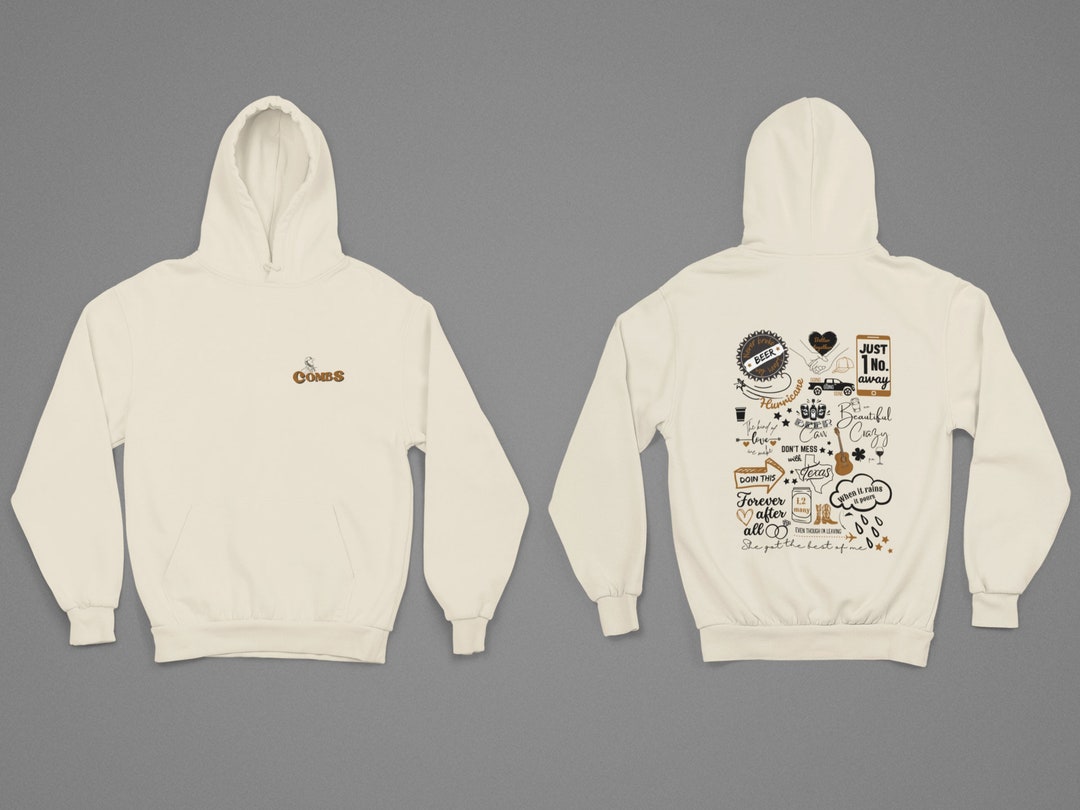 Country Music Merchandise Country Music Hoody Hoodie Sweatshirt Custom ...