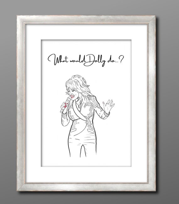 Country Music Portrait Line Art Country Merchandise Country - Etsy