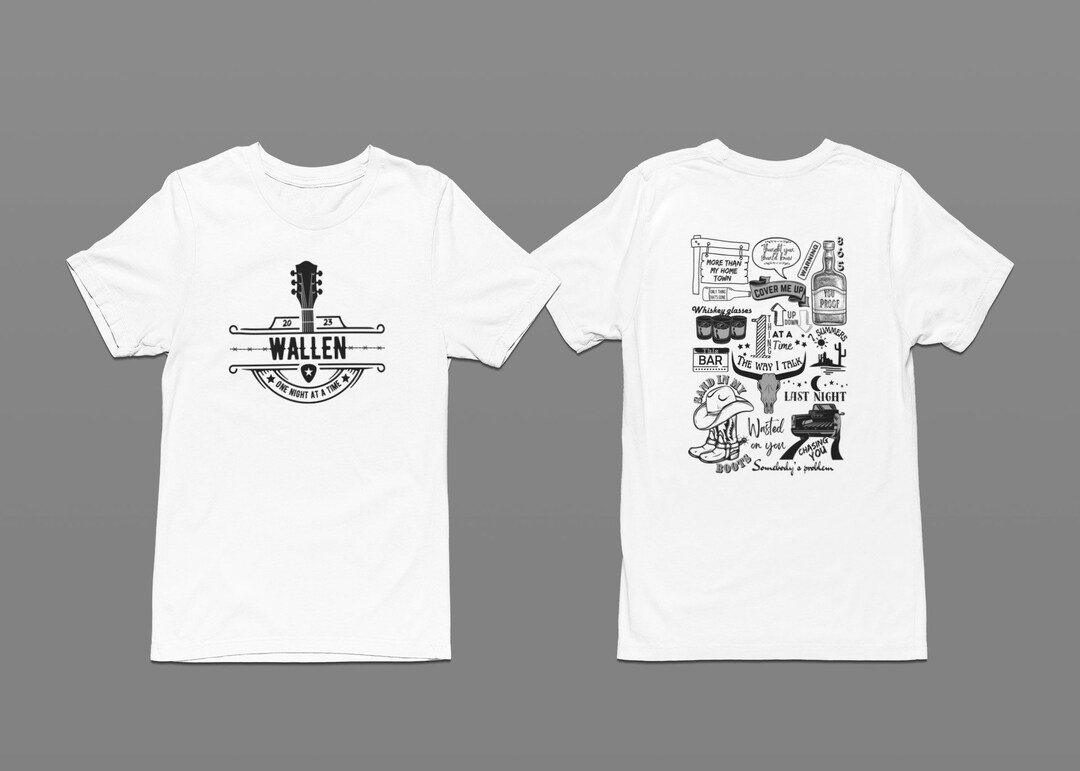 Country Music Wallen Merchandise Country Music T-shirt Festival Merch ...