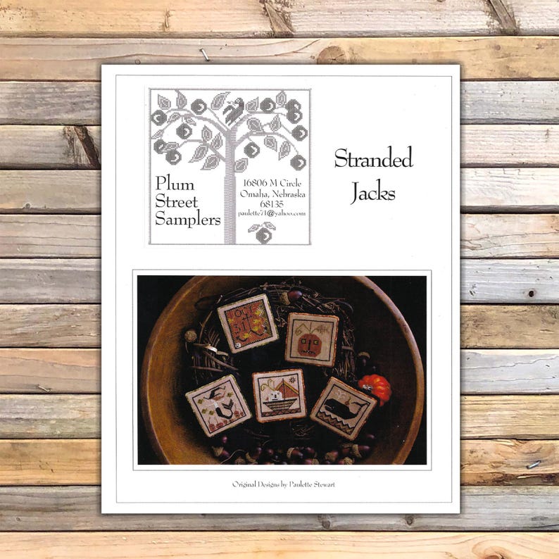 Stranded Jacks, Plum Street Samplers, Cross Stitch Pattern - Etsy