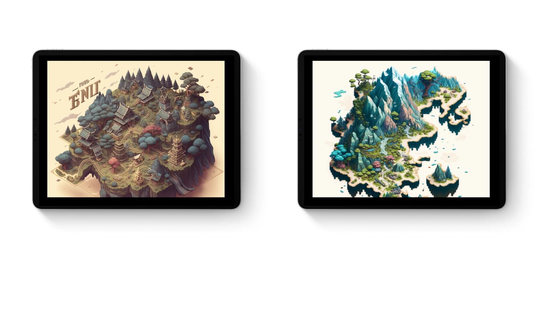 10 Midjourney V 5.2 Prompts for Isometric World Maps, Game Design ...