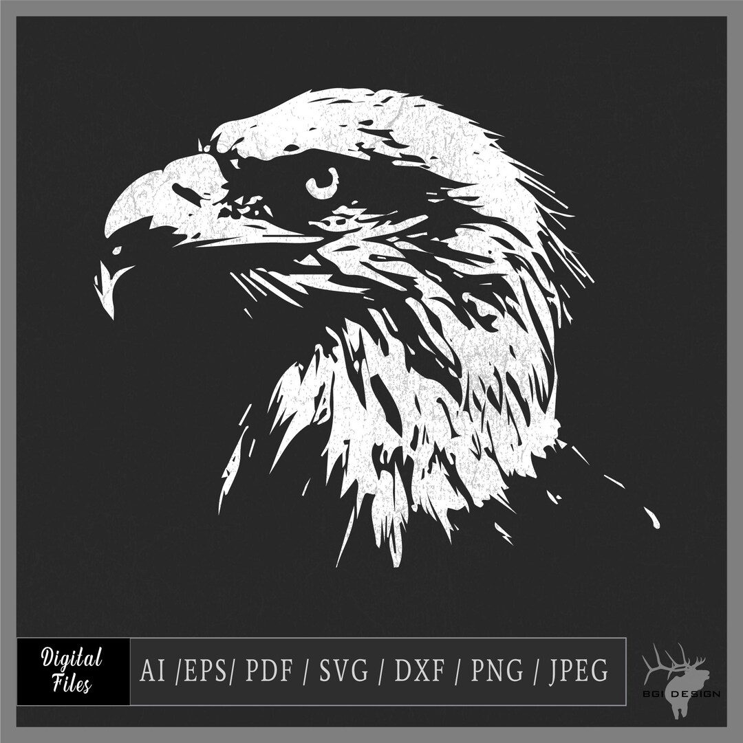 Eagle 2 Vector Eps / Ai / Svg / Png / Jpeg Eagle Head, Bald Eagle, USA ...