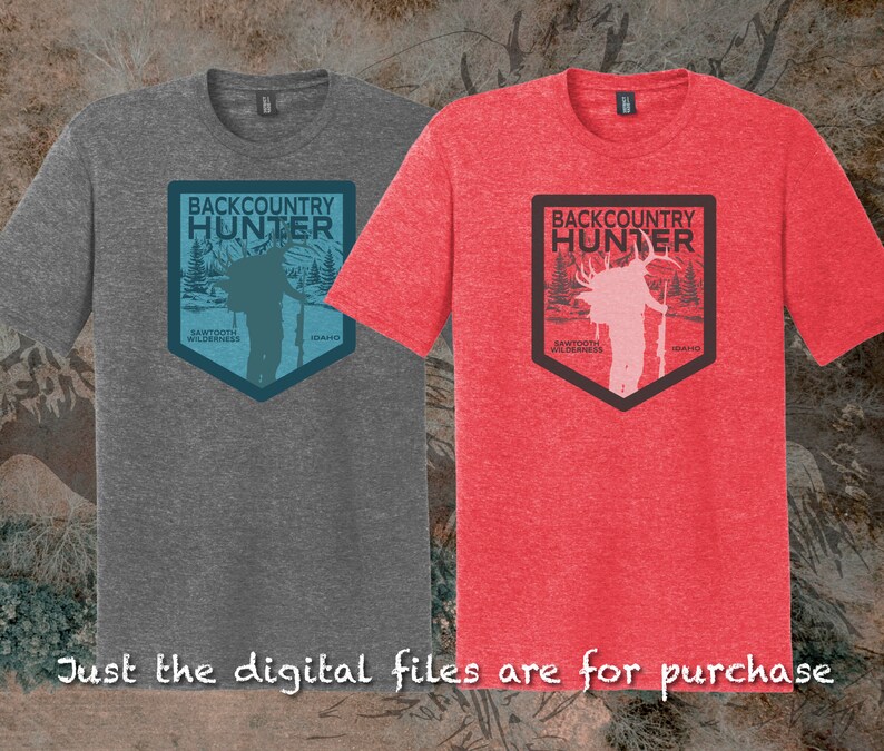 Backcountry Hunter Vector Eps / Ai / Svg / Png Hunting Logo - Etsy