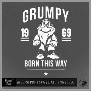 1969 Grumpy Vector Eps / Ai / Svg / Pdf / Png Birthday Design - Etsy