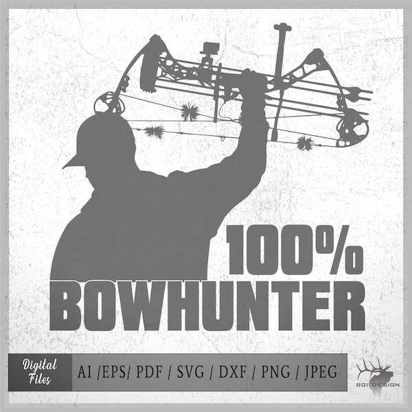 Bowhunter Svg - Etsy