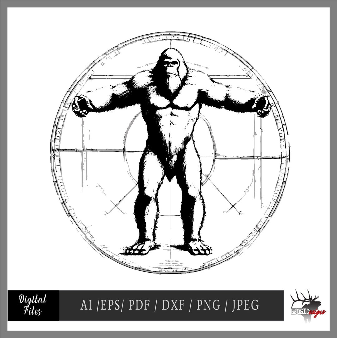 Bigfoot 63 Vector Eps / Ai / Pdf / Dxf / Png / Jpeg - Etsy Canada