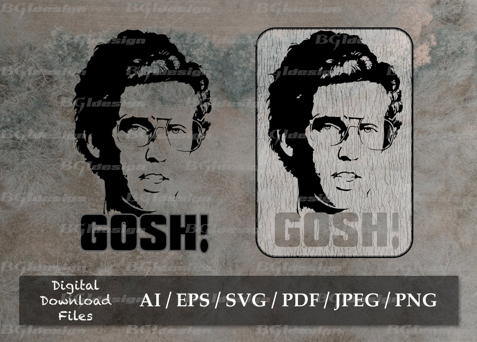 Napoleon Dynamite Eps / Ai / Svg / Png Gosh Geez - Etsy