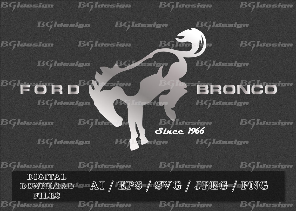 Ford Bronco Vector Eps / Ai / Svg / Png Bronco - Etsy Canada