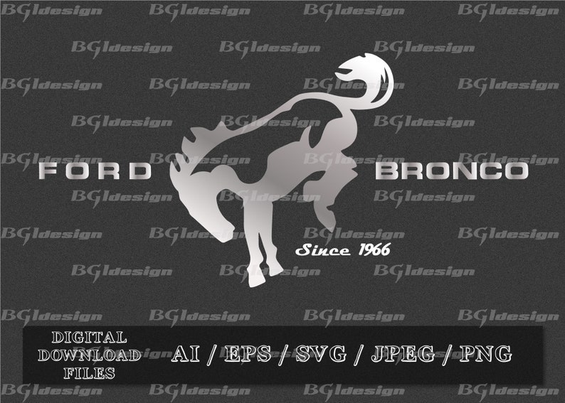 Ford Bronco Vector Eps / Ai / Svg / Png Bronco - Etsy Canada