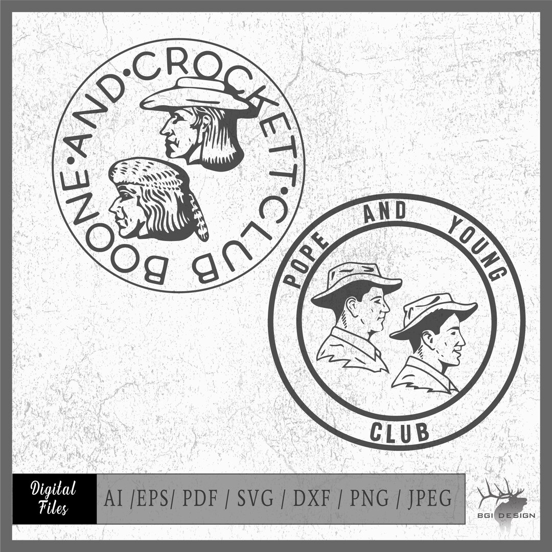 Boone & Crockett Club Vector Eps / Ai / Svg / Png Hunteing - Etsy