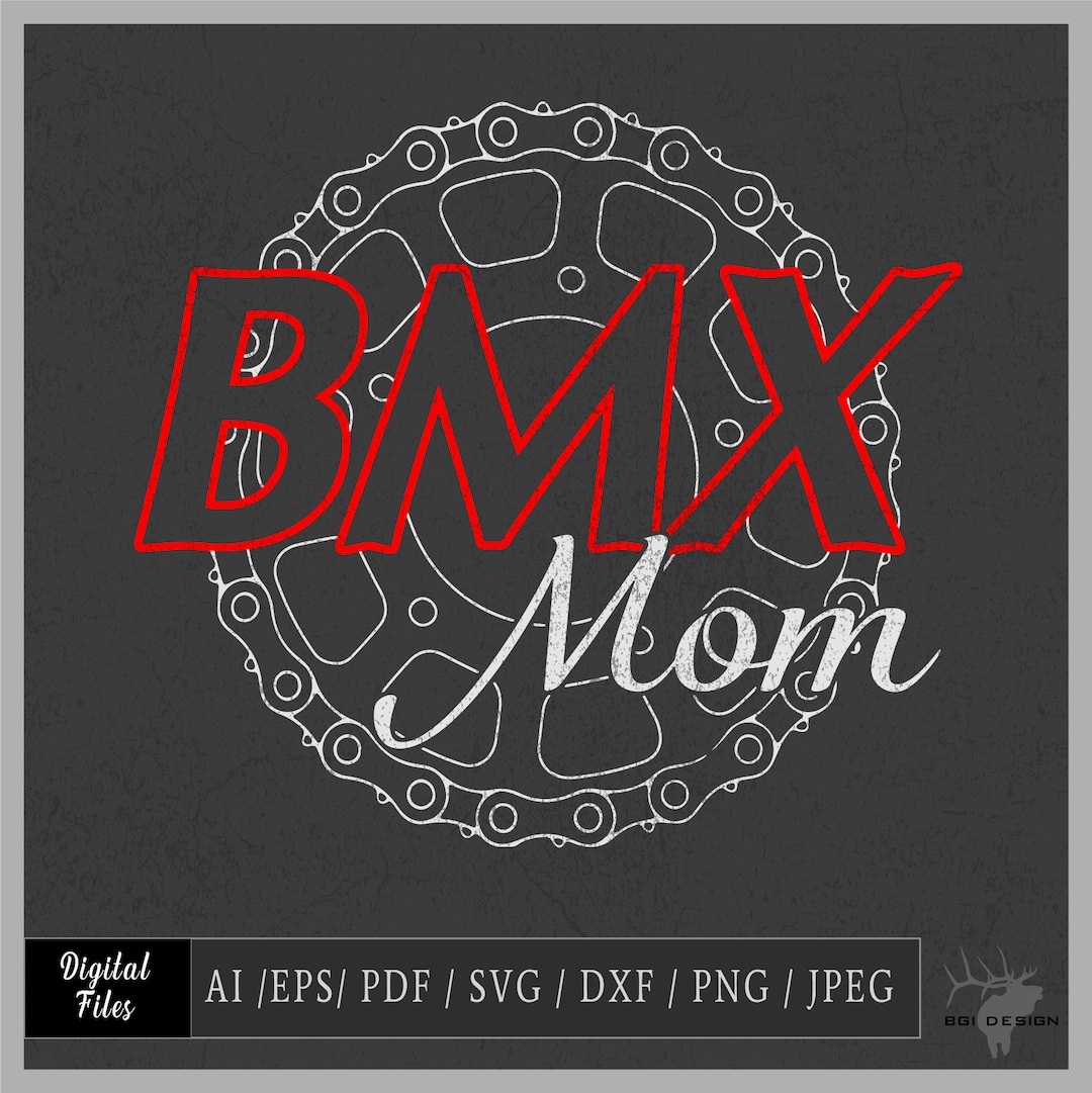 BMX Mom Vector Design (digital Download) - Etsy