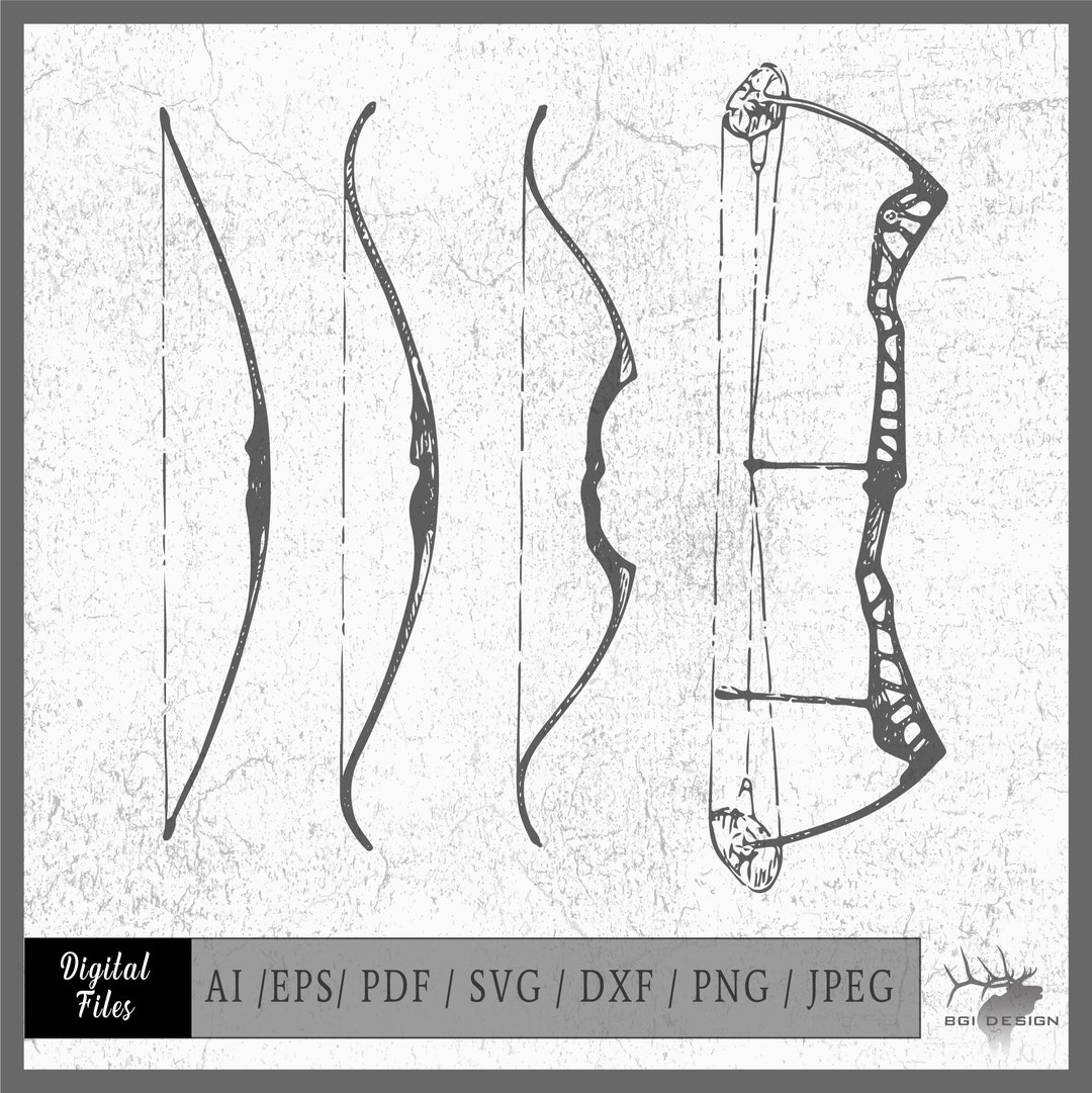 Evolution of Bows Vector Eps / Ai / Svg / Pdf / Dxf / Png / Jpeg ...