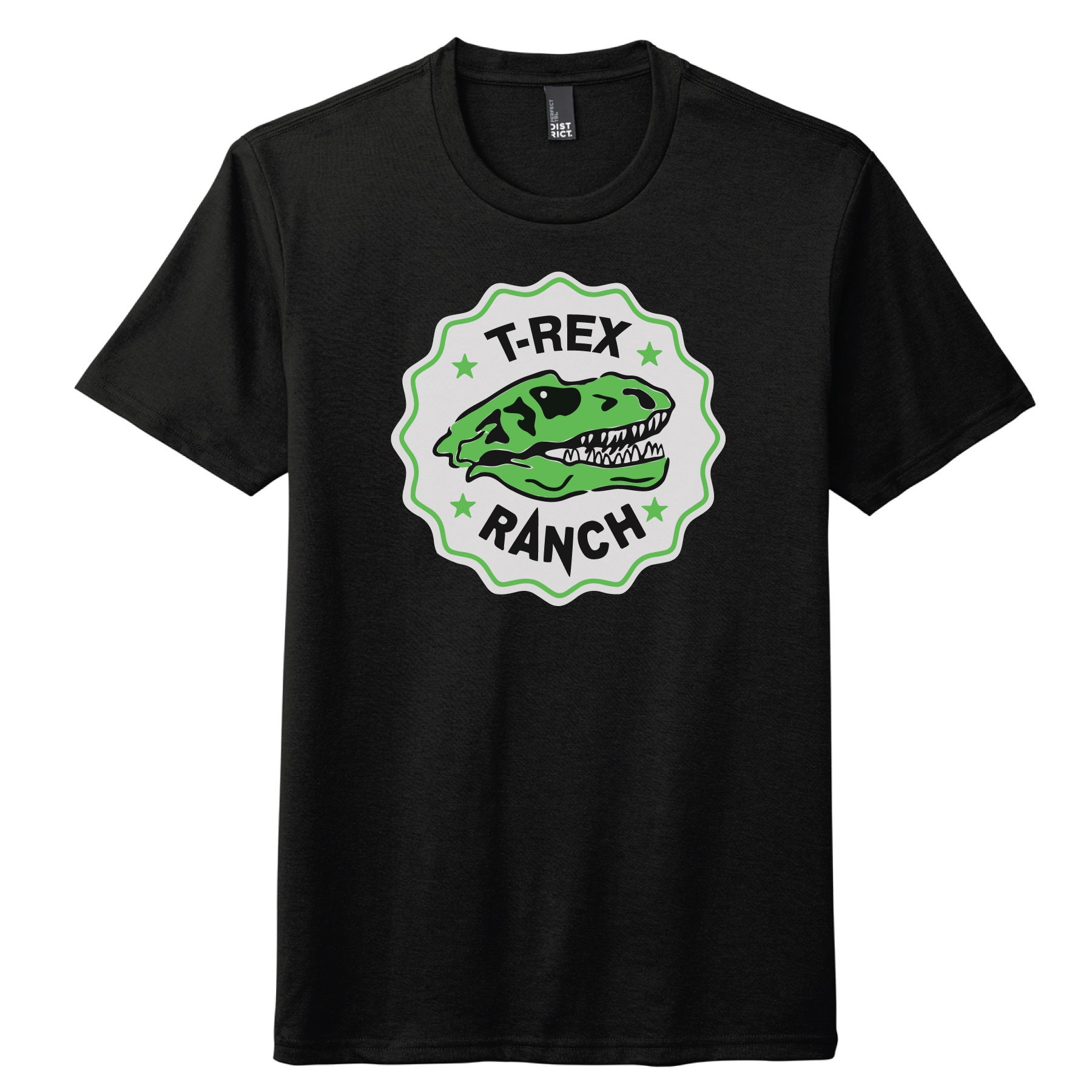 T-rex Ranch Reversed Color Vector Eps / Ai / Svg / Png Dinosaur - Etsy ...