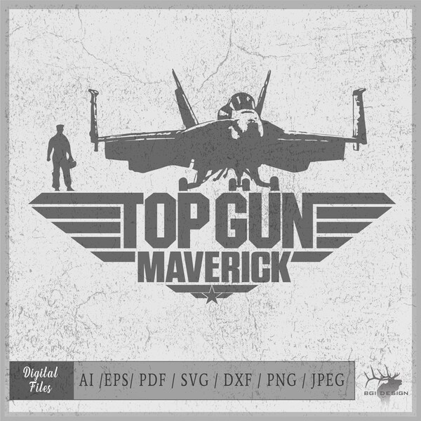 Topgun Maverick Svg - Etsy