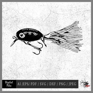 Hula Dancer Vector Eps / Ai / Pdf / Dxf / Svg / Png / Jpeg Fish Fishing ...