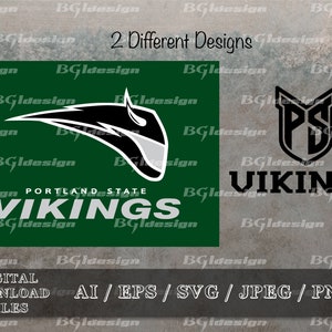 Portland State Templates Vector Files .ai / .eps / Pdf / Svg / - Etsy