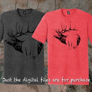 Elk Bull 7 Vector Eps / Ai / Svg / Pdf / Png Bull Elk - Etsy