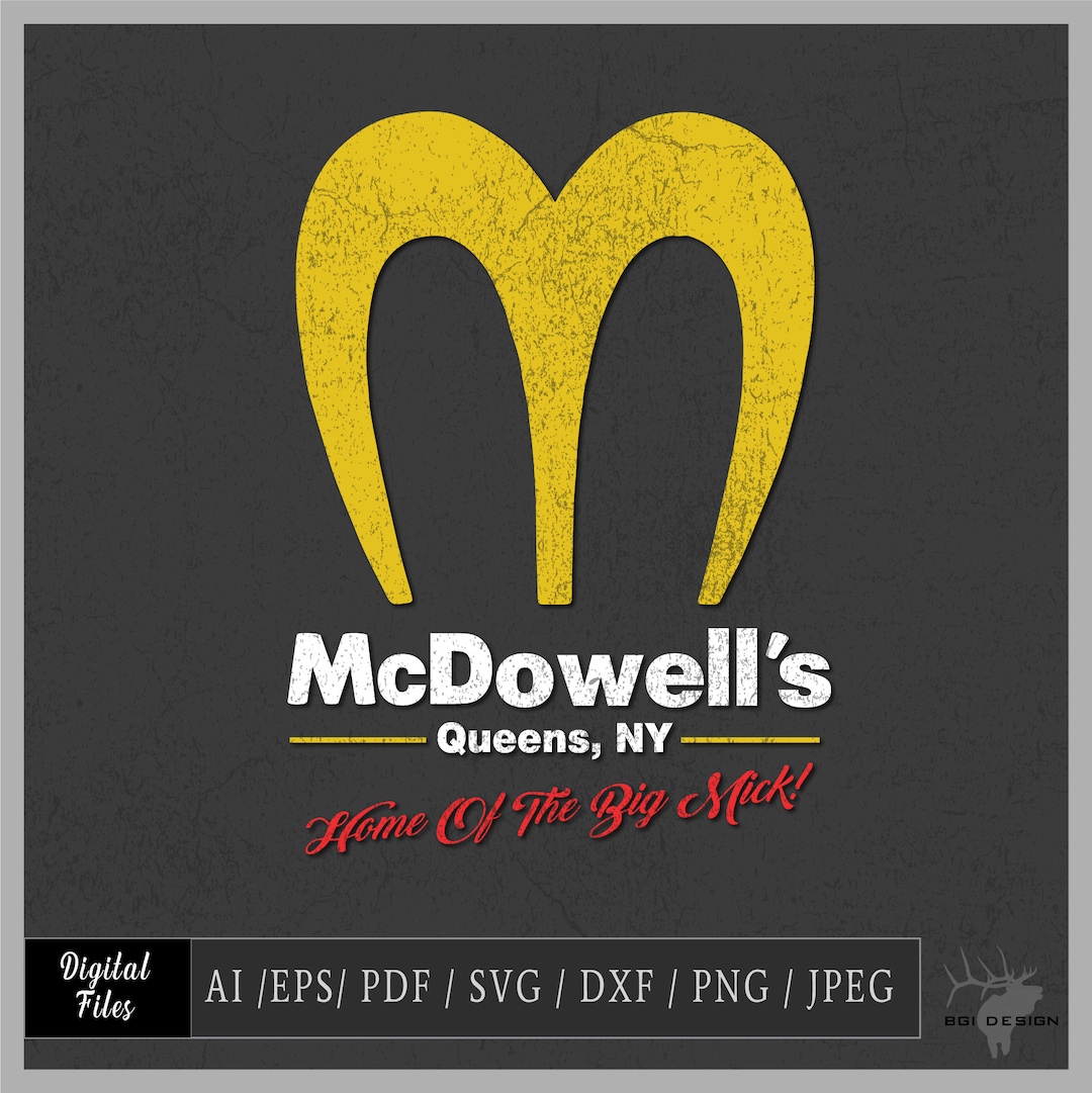 Mcdowell's Big Mick Vector Eps / Ai / Svg / Png Coming to America - Etsy