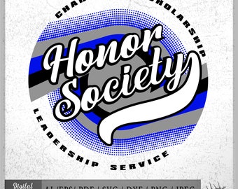 National Honor Society Vector File Ai / Eps / Pdf / Svg / Png / Dxf - Etsy