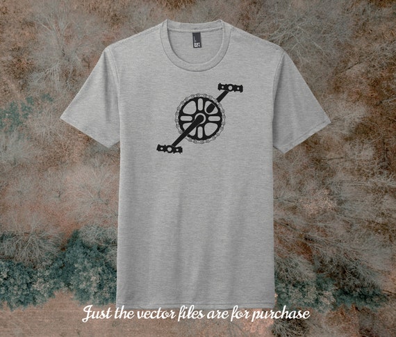 Fiets Crank Grafisch Watapparel FAHRRAD MIT BLUMEN T Shirt Print