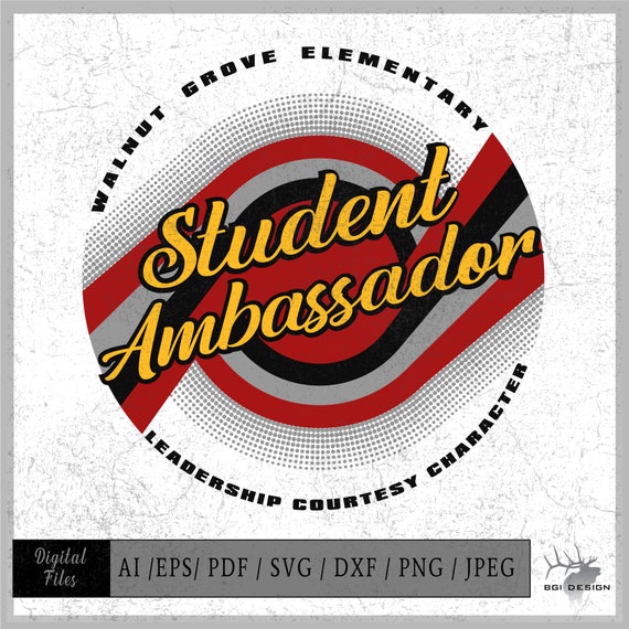 Student Ambassador Editable Vector Files .ai / .eps / Pdf / - Etsy