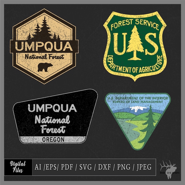 Us Forest Service Badge Svg - Etsy