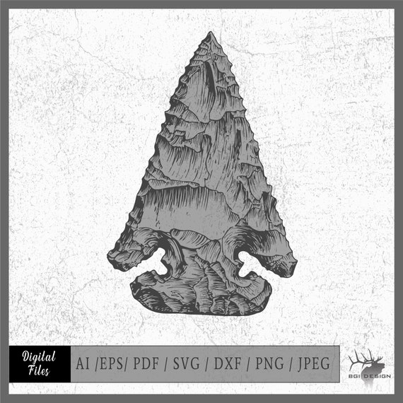 Indian Arrow Head Drawing