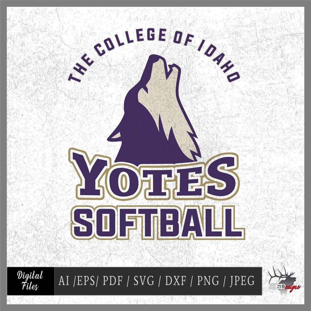 Yotes Softball Vector Files .ai / .eps / Pdf / Svg / Jpeg / Png College ...