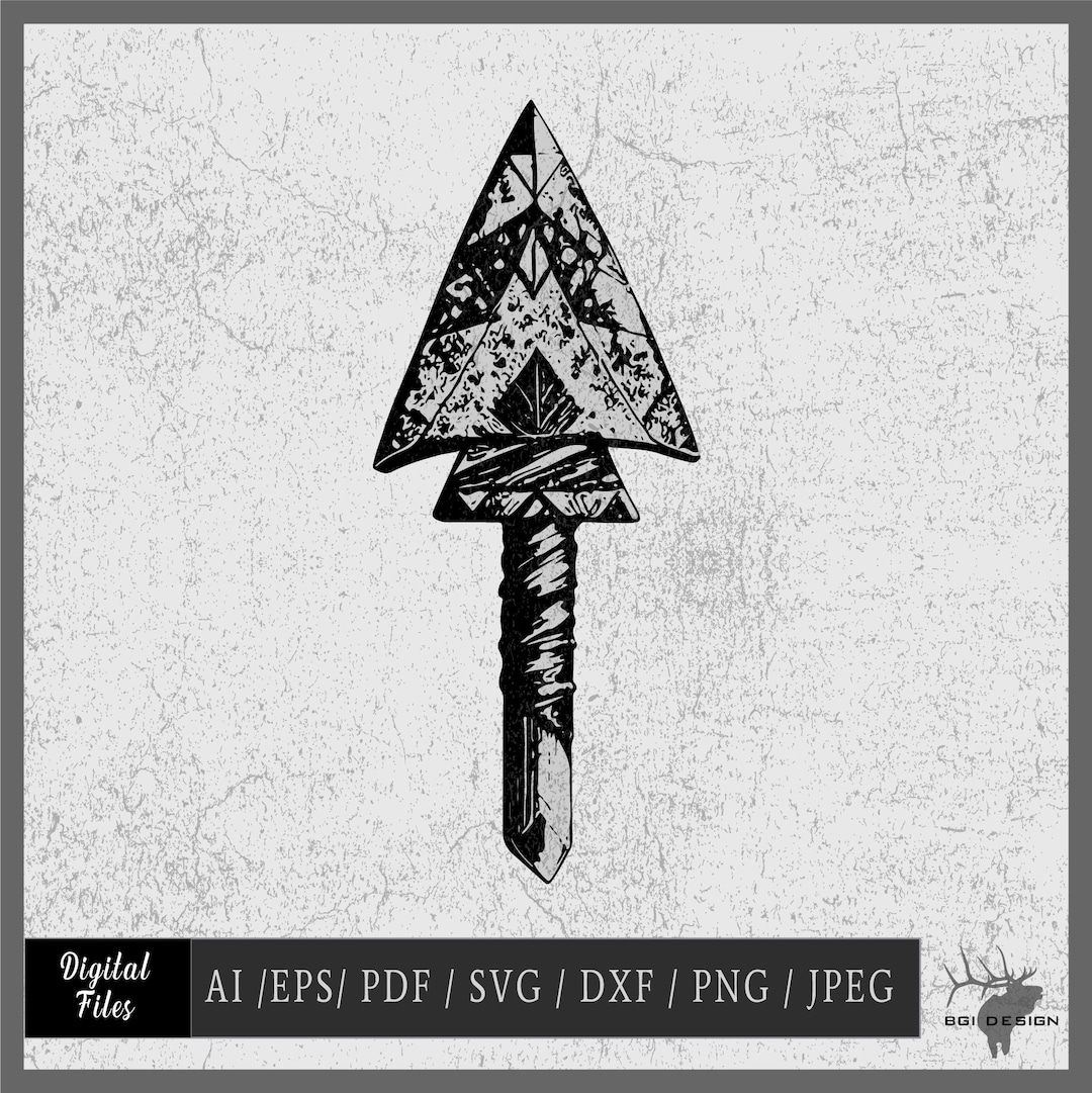 Arrowhead Vector Eps / Ai / Pdf / Dxf / Svg / Png / Jpeg Bowhunting ...