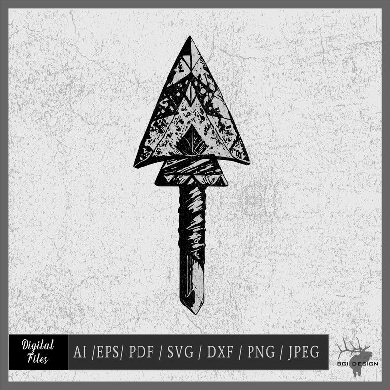 Arrowhead Vector Eps / Ai / Pdf / Dxf / Svg / Png / Jpeg Bowhunting ...