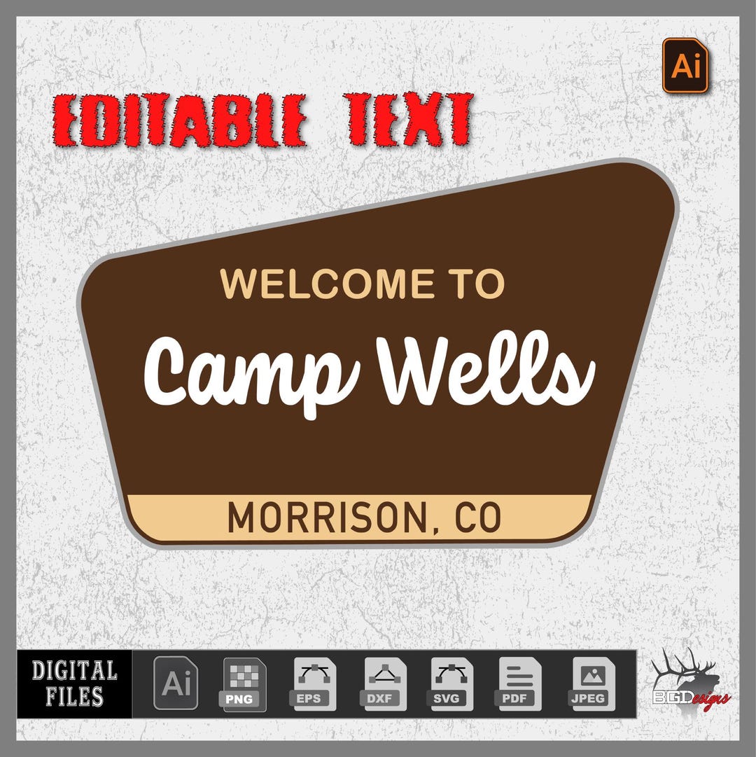 EDITABLE National Forest Vector Eps / Ai / Dxf / Svg / Pdf / Png BLM ...
