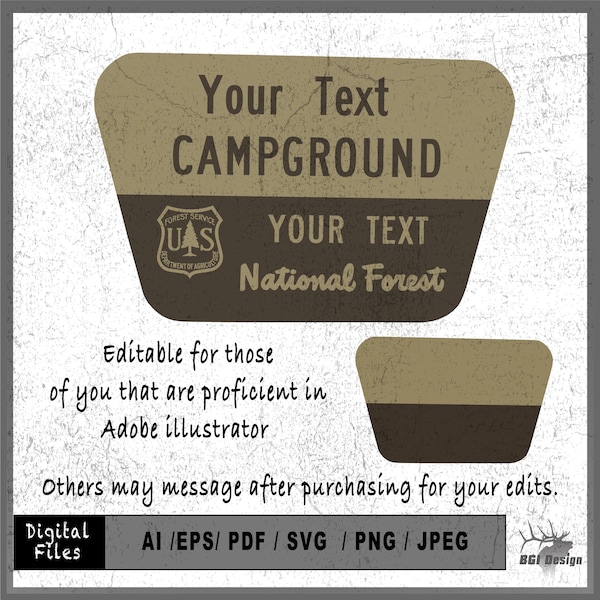 National Park Service Sign Svg - Etsy