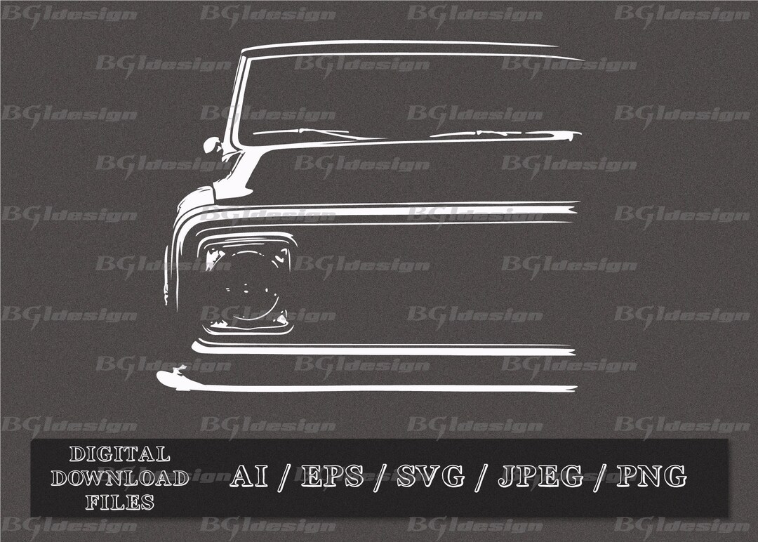 Chevy 1 Vector Eps / Ai / Svg / Png Pickup - Etsy