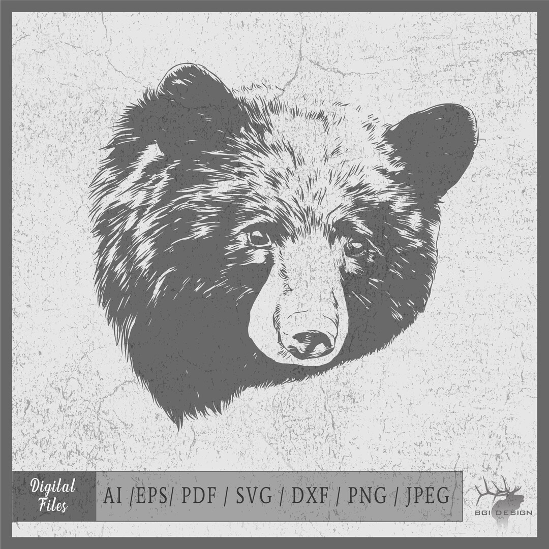 Bear 3 Vector Eps / Ai / Svg / Png - Etsy