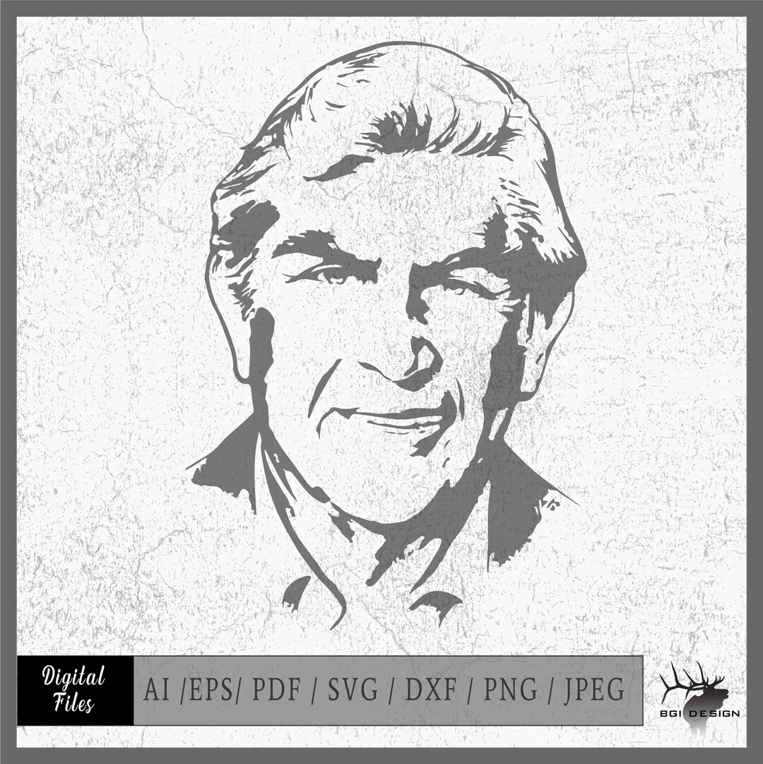 Andy Griffith Eps / Ai / Svg / Pdf / Dxf / Png / Jpeg Andy Griffin - Etsy