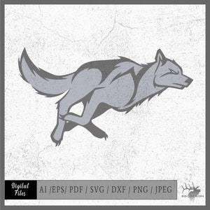 Wolves Vector Eps / Ai / Svg / Png Wolf - Etsy