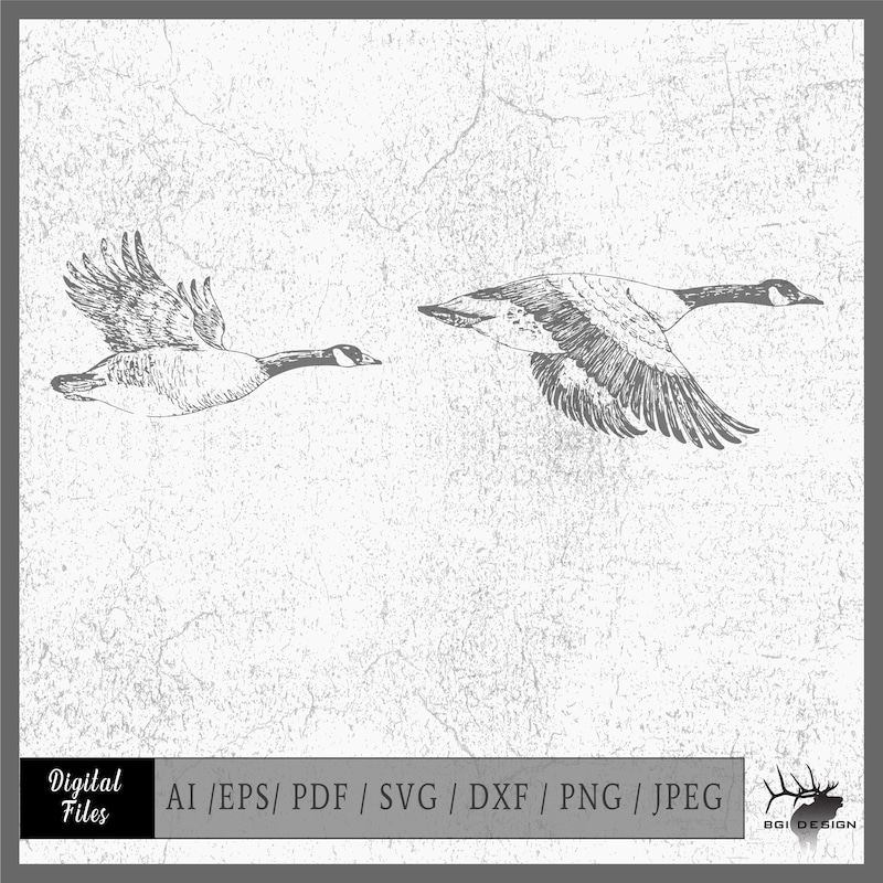 Geese Hunting Svg - Etsy