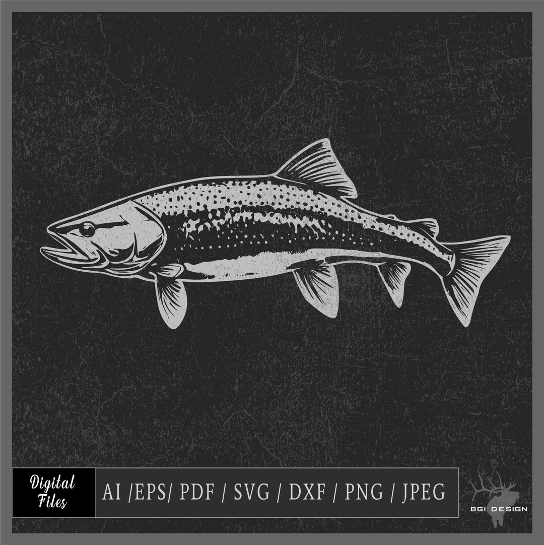 Fishing 89 Vector Eps / Ai / Pdf / Dxf / Svg / Png / Jpeg Fish Fishing ...