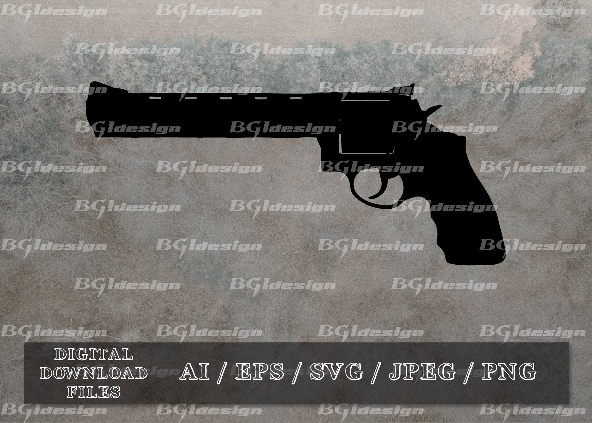 44 Magnum Vector Eps / Ai / Svg / Png - Etsy Canada