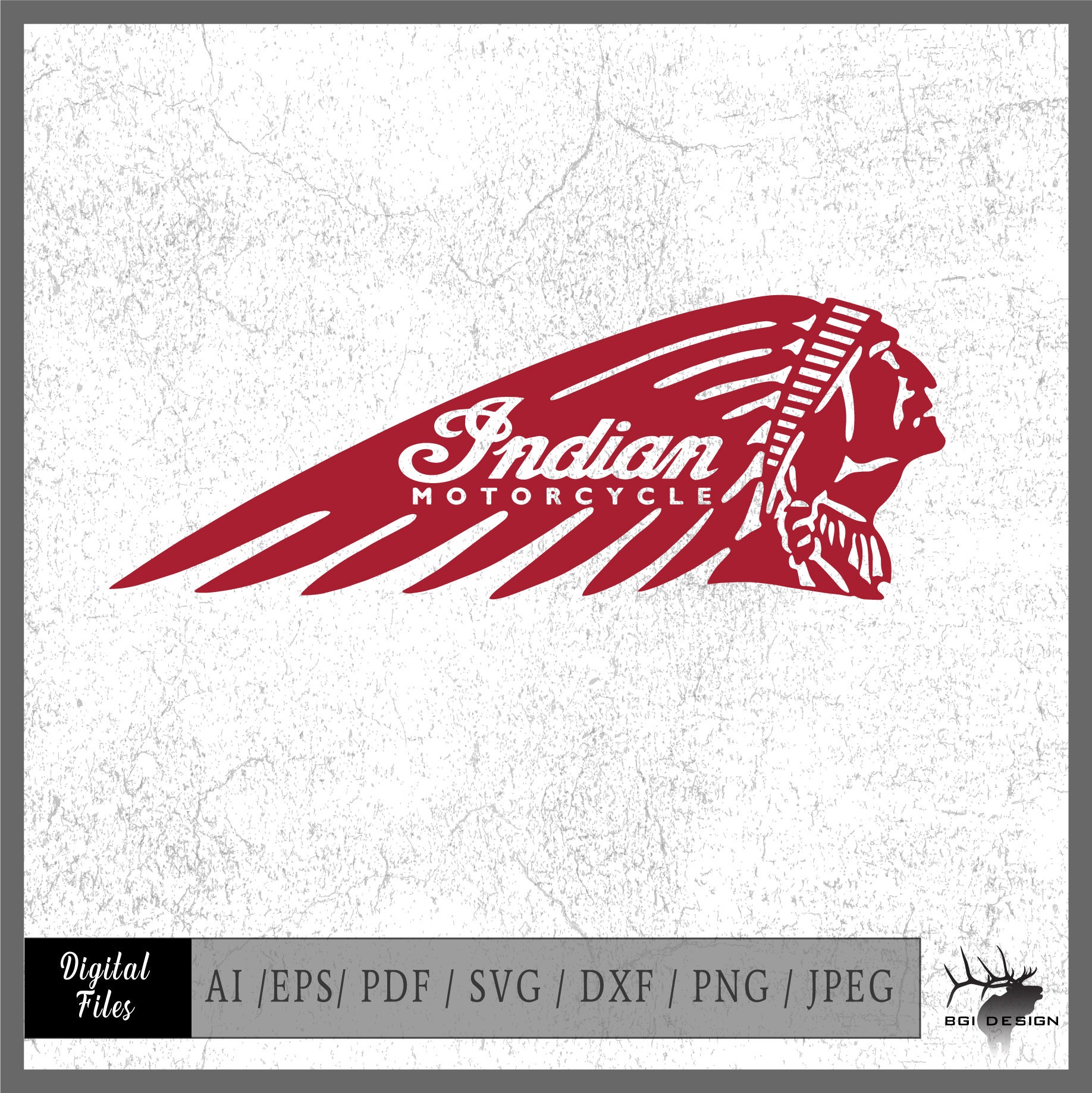 Indian Motorcycle Logo Vector