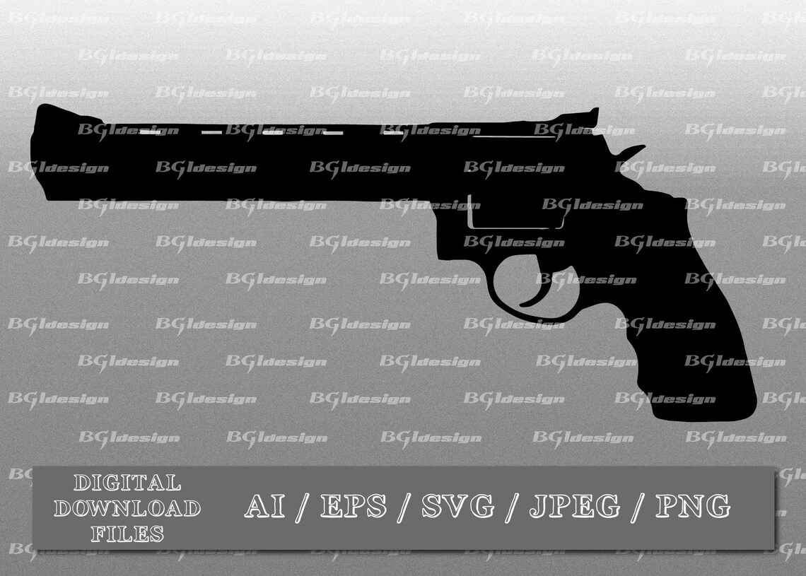 44 Magnum Vector Eps / Ai / Svg / Png - Etsy