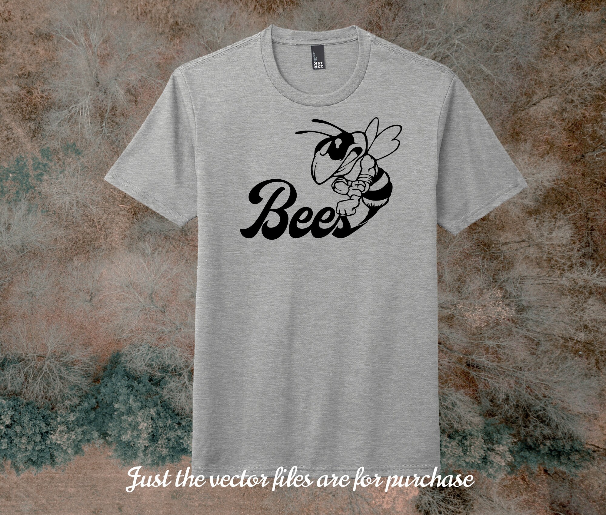 Bees BW Vector Files .ai / .eps / Pdf / Svg / Jpeg / Png Bees Mascot ...