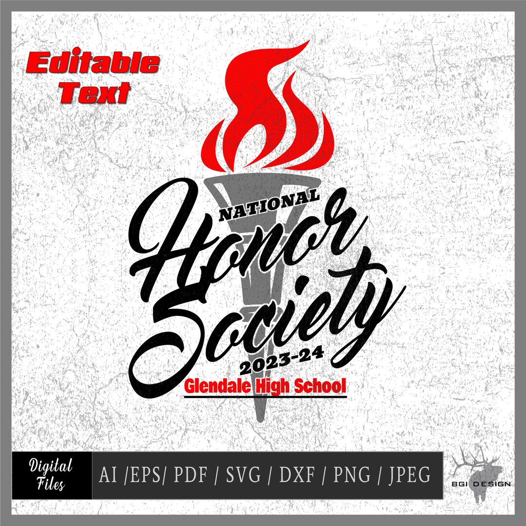 National Honor Society 9025 Vector File .svg - Etsy