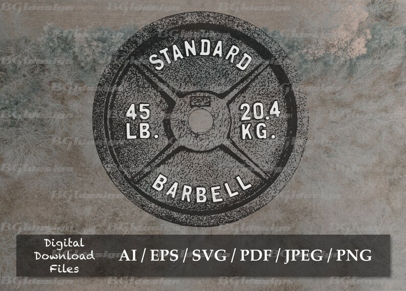 Weight Lifting Vector Files .ai / .eps / Pdf / Dxf / Svg / - Etsy