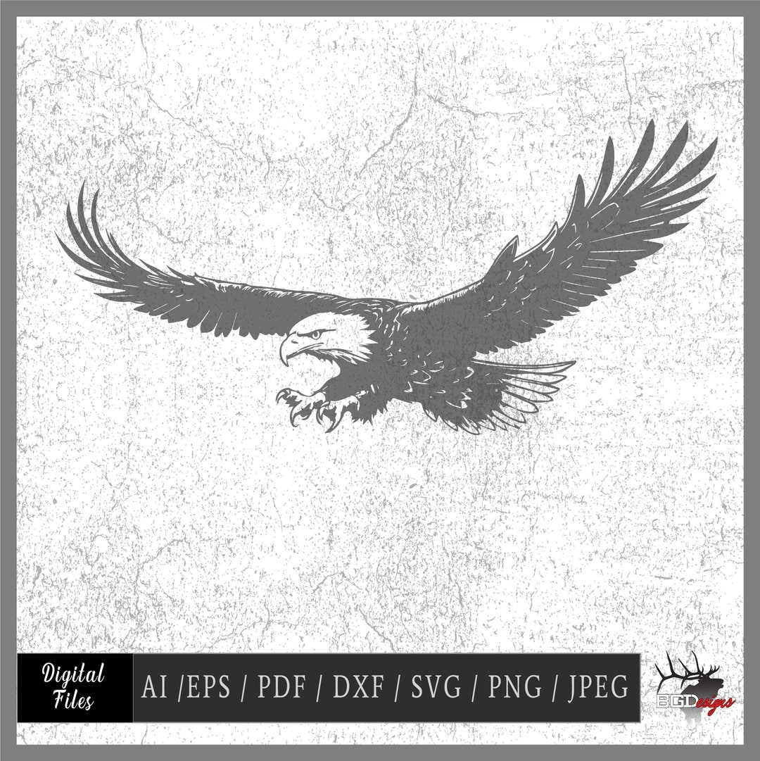 Eagle 05 Vector Eps / Ai / Pdf / Dxf / Svg / Png / Jpeg Eagle Head ...